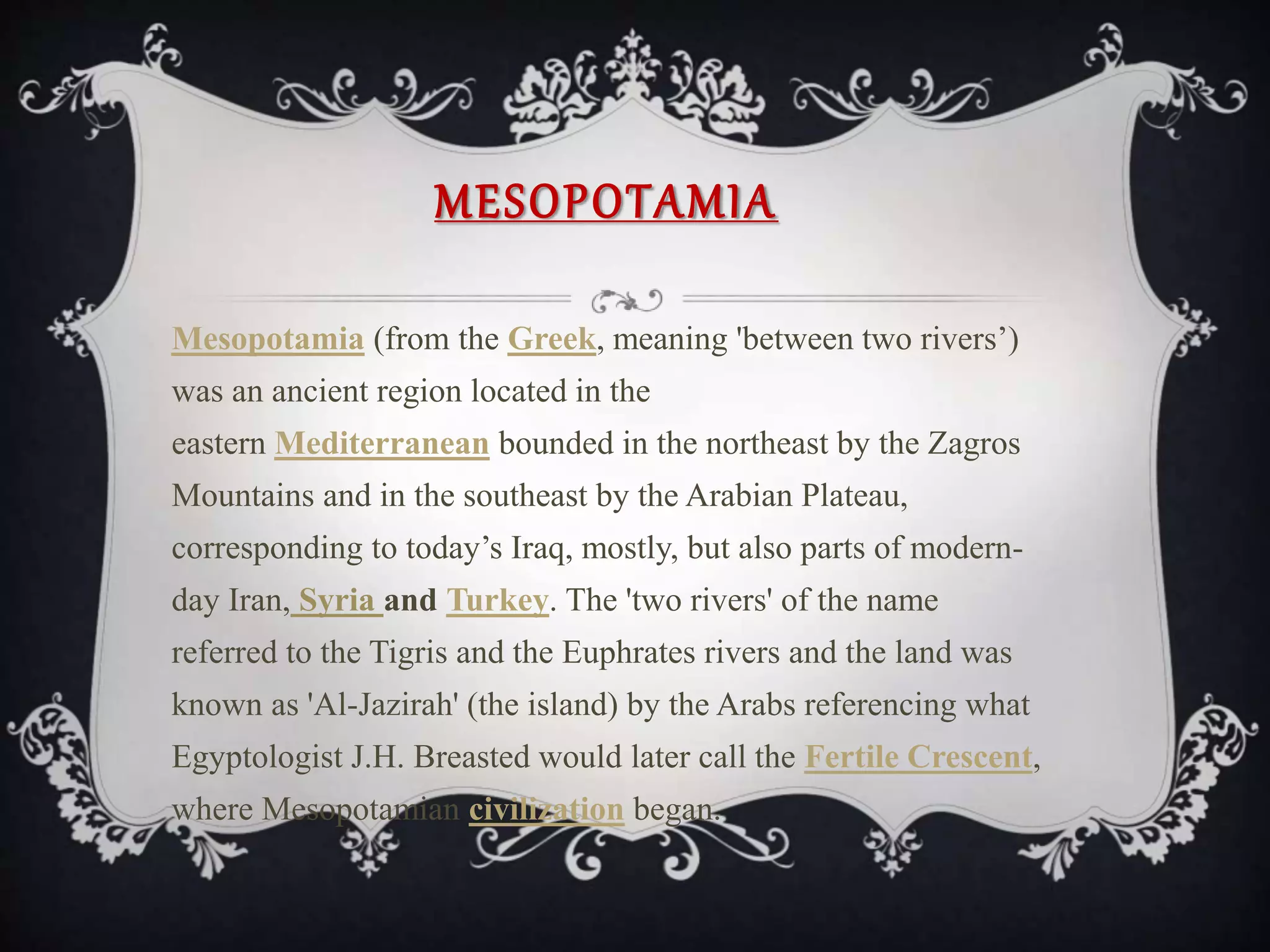 Mesopotamia | PPTX
