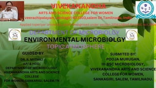 Atmosphere and Environmental Microbiology | PPT