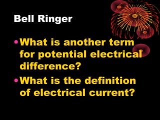 FREE AND BOUND CURRENTS Pooja chandravanchi | PPT