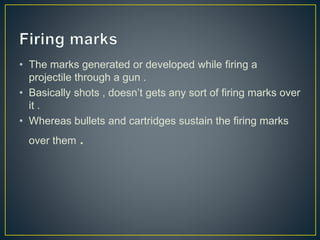 Firing Marks | PPTX