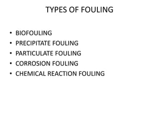 fouling and boring | PPTX