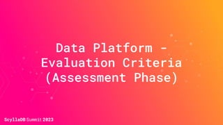 Data Platform Architecture Principles and Evaluation Criteria | PDF