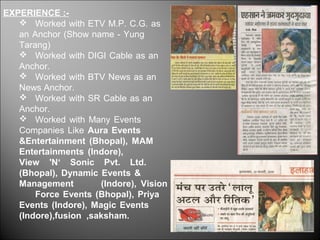 anchor pooja rathore from mumbai | PPT