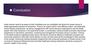 Breast cancer | PPTX