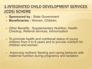 Pooja sharma developmental programes for women’s and children in india ...