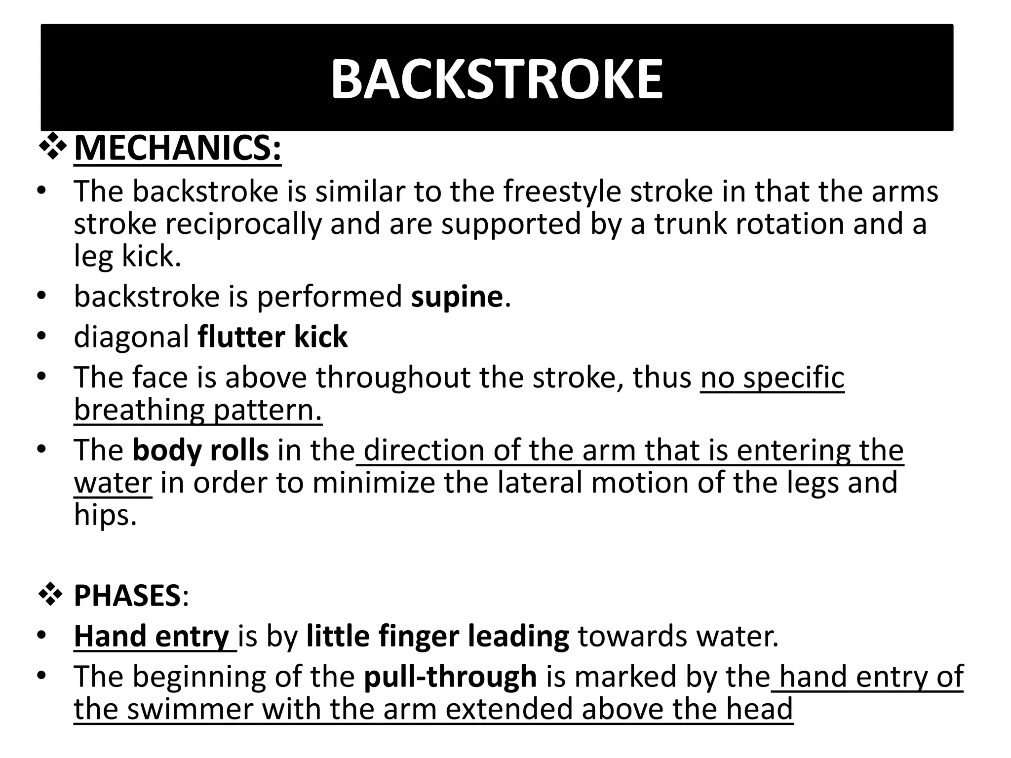 Biomechanics Of Swimming | PPTX