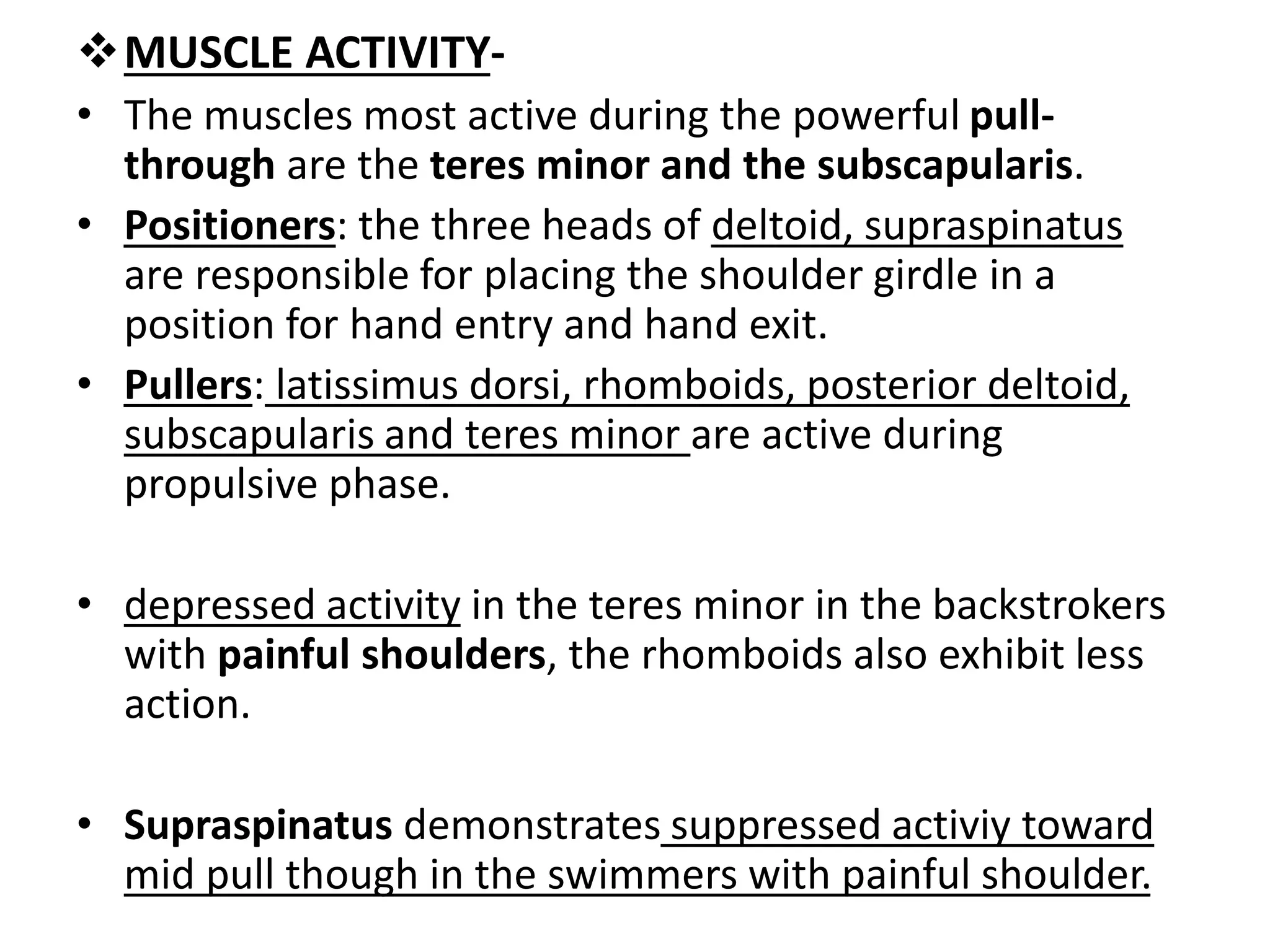 Biomechanics Of Swimming | PPTX