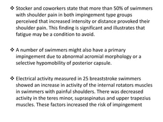 Biomechanics Of Swimming | PPTX