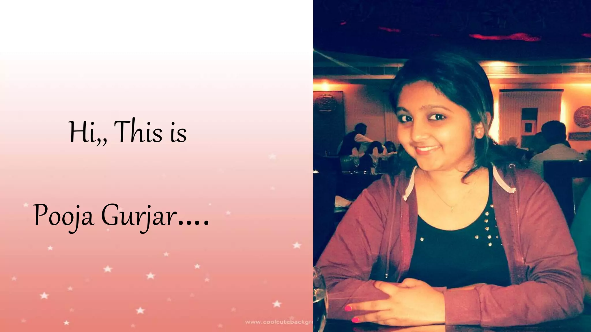 Pooja gurjar - ibs b-school | PPT