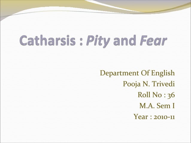Catharsis | PPT