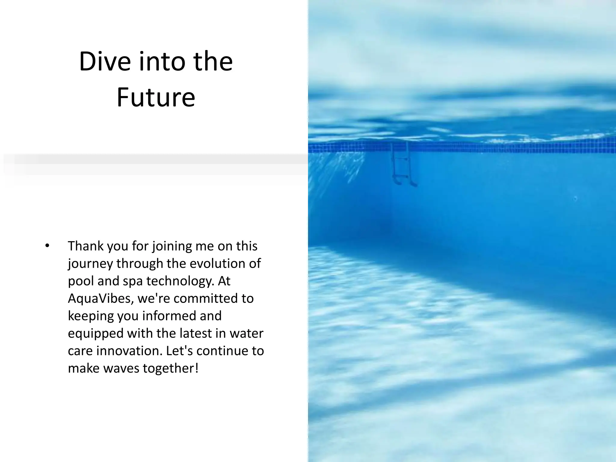 The Evolution of Pool and Spa Technology | PPT