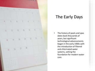 The Evolution of Pool and Spa Technology | PPT