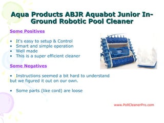 Pool cleaner pro | PPT
