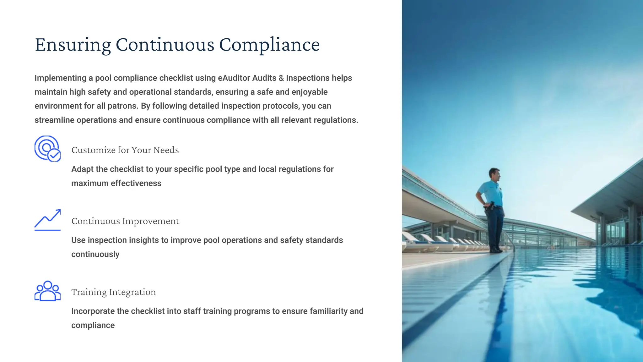 Pool Compliance Checklist with eAuditor Audits & Inspections | PDF