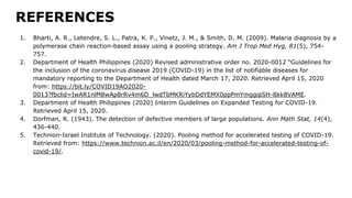 A Recommendation for COVID-19 Testing in Low Resource Countries | PDF ...