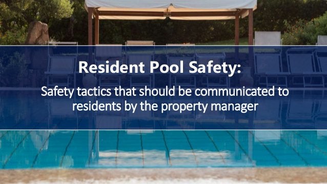 Pool Maintenance and Safety for the Multifamily Property Manager | PPTX ...