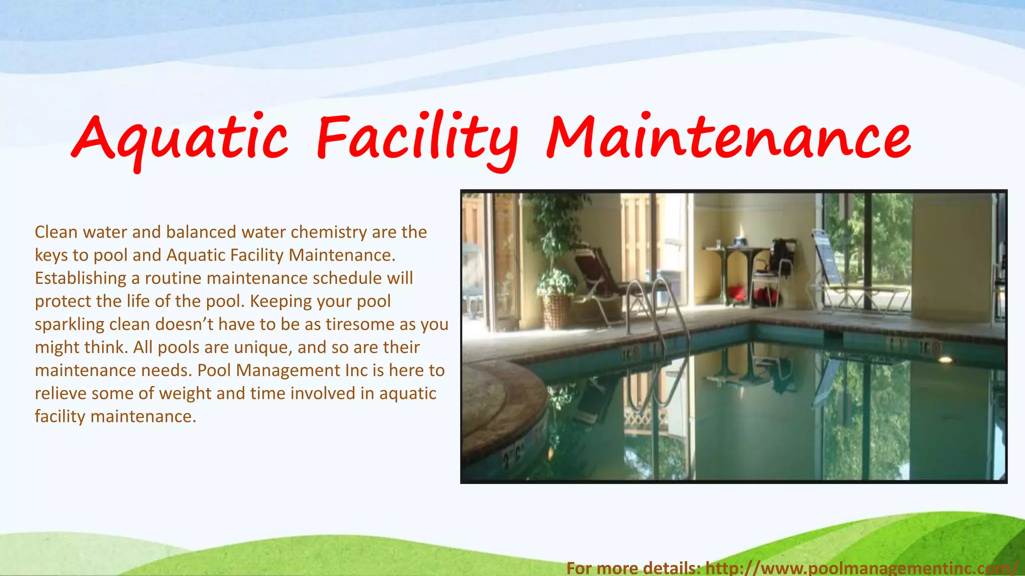 Pool management inc | PPTX