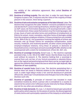 POOL OF (300+) PHILIPPINE LEGAL DOCTRINES COMPILED BY PROF. ALVIN T ...