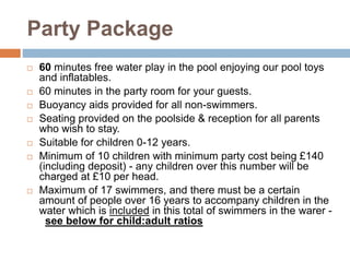 Pool Parties Droitwich | PPTX