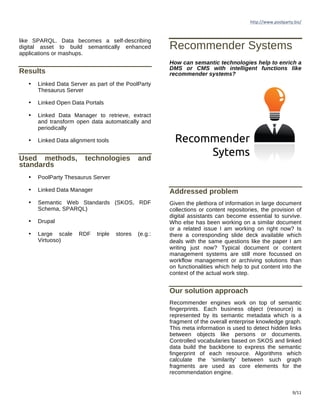 PoolParty Solutions | PDF | Databases | Computer Software and Applications