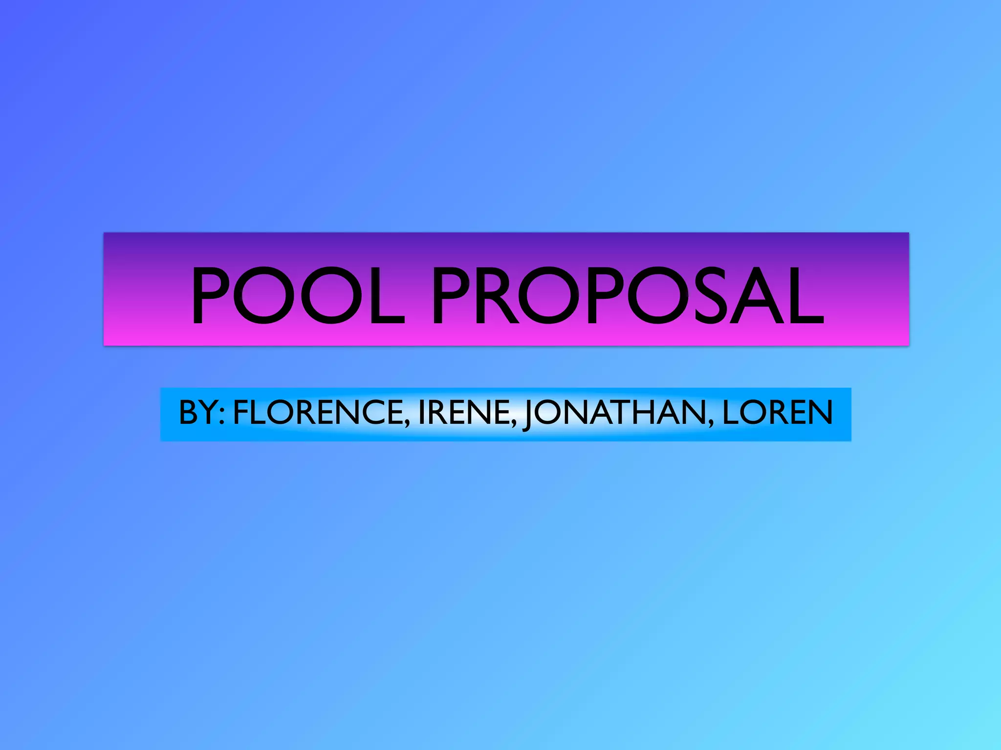 Pool presentation | PPT