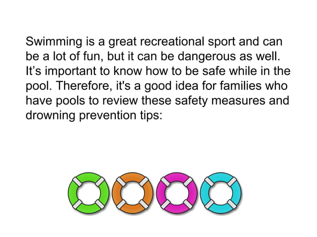 Pool Safety Tips | PPT