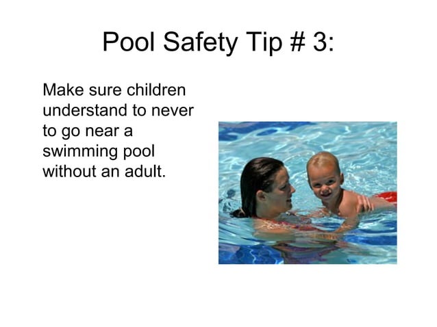 Pool Safety Tips | PPT