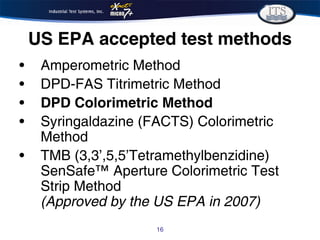 Pool side testing | PPT