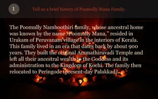 Poomully Mana -Mana for Ayurveda | PPTX