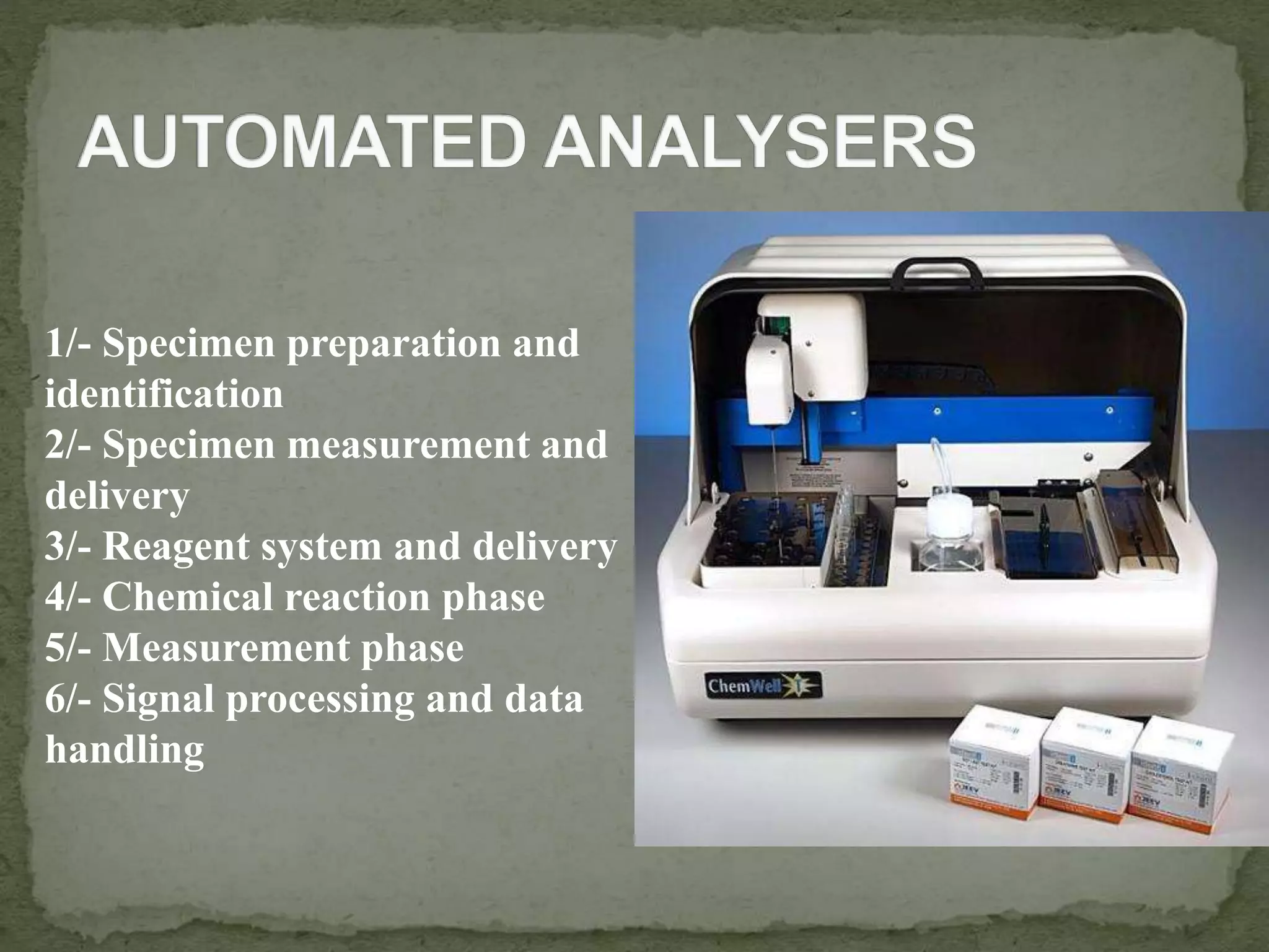 Automatic And Semi Automatic Analyser Biochemistry | PPTX