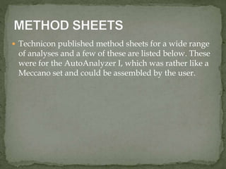 Automatic And Semi Automatic Analyser Biochemistry | PPTX