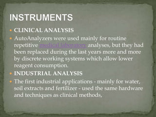 Automatic And Semi Automatic Analyser Biochemistry | PPTX