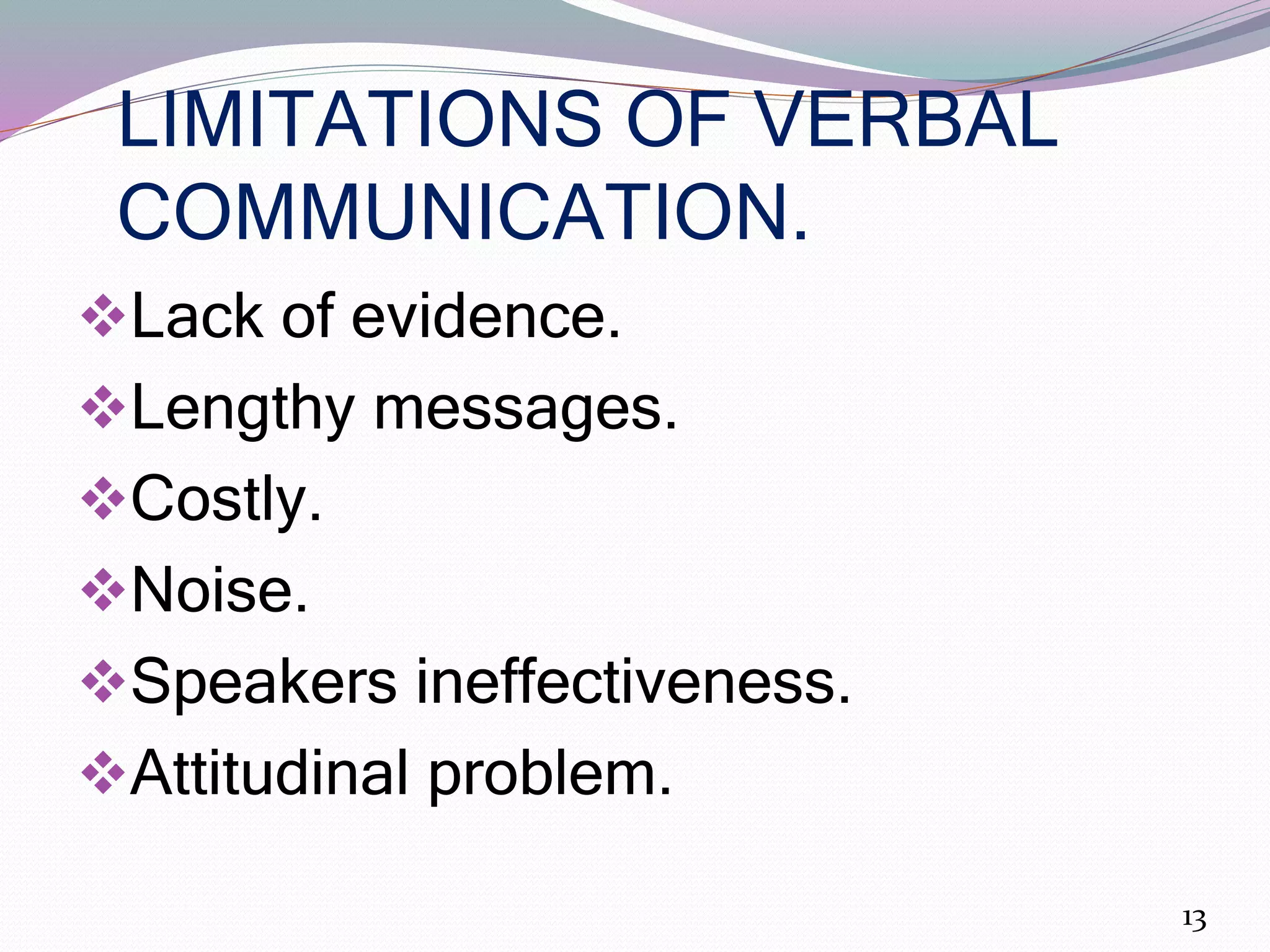 VERBAL COMMUNICATION. | PPTX