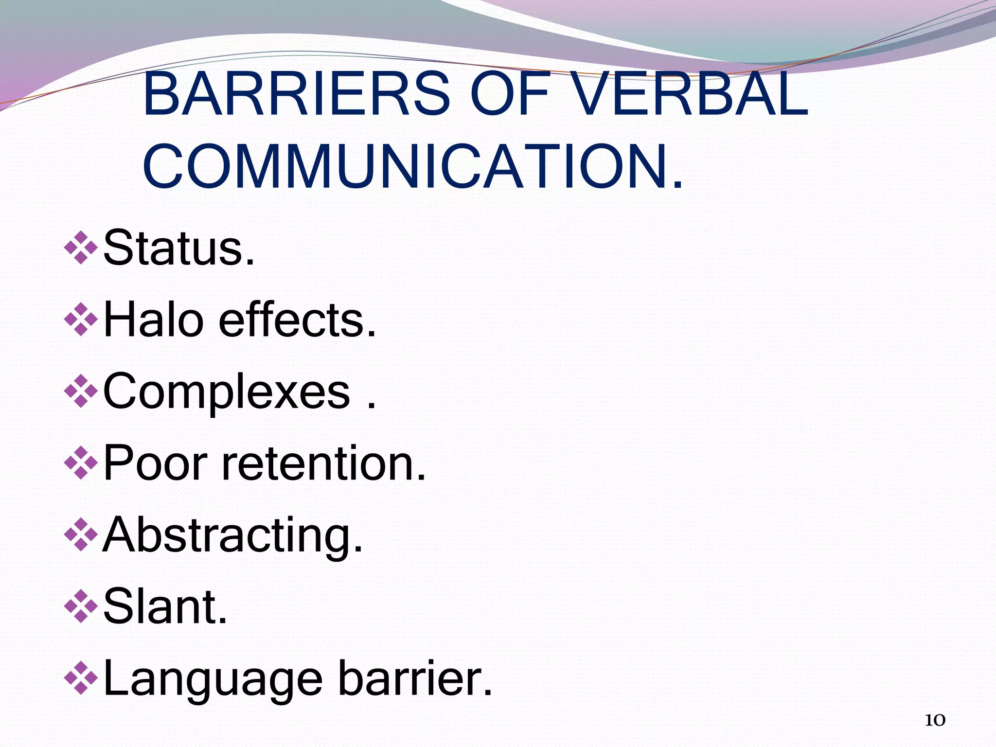 verbal communication | PPT | Free Download