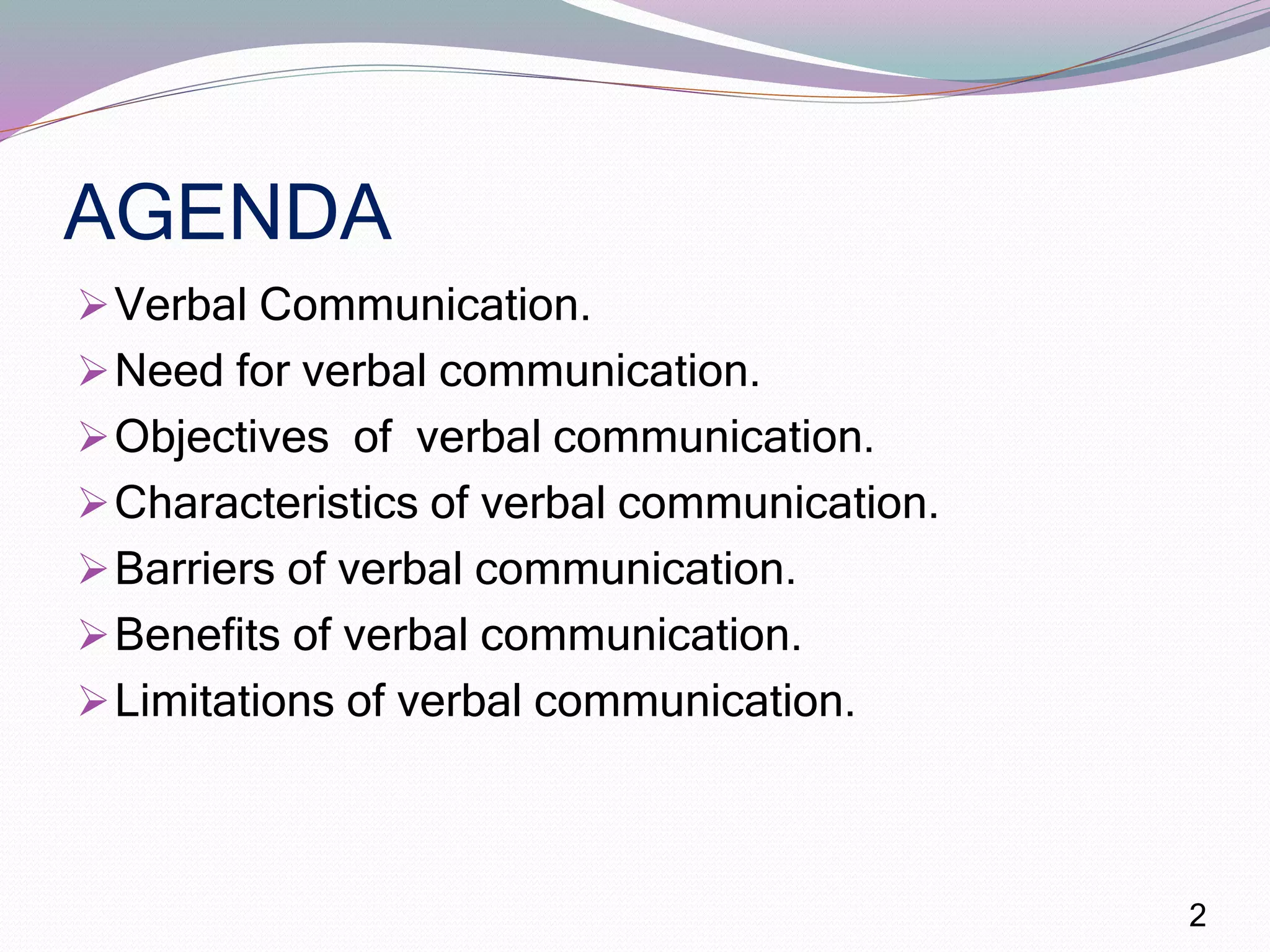 verbal communication | PPT | Free Download