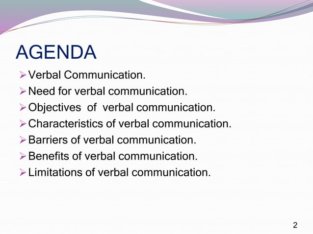verbal communication | PPT | Free Download