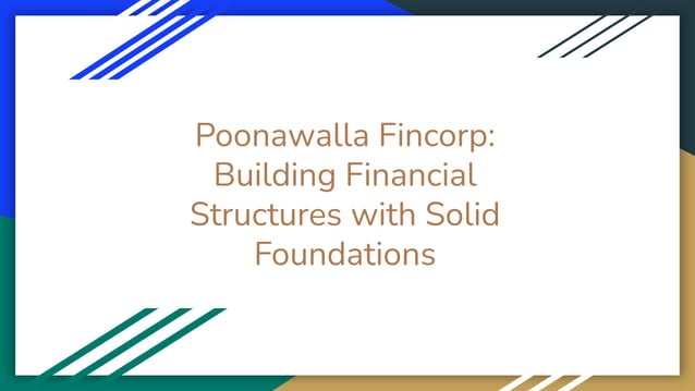 Poonawalla Fincorp: Building Financial Structures with Solid ...