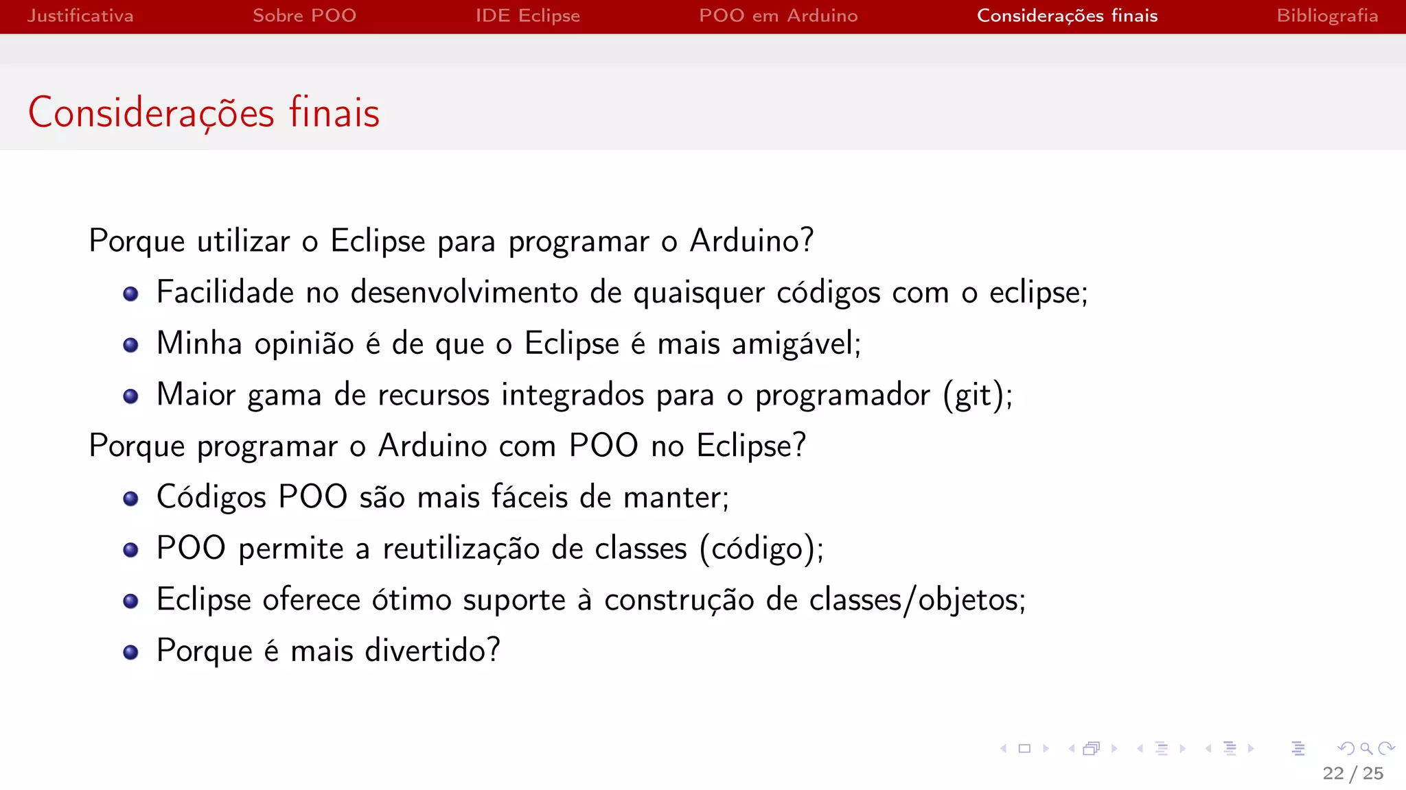 Programação Orientada A Objetos De Arduino Com Eclipse