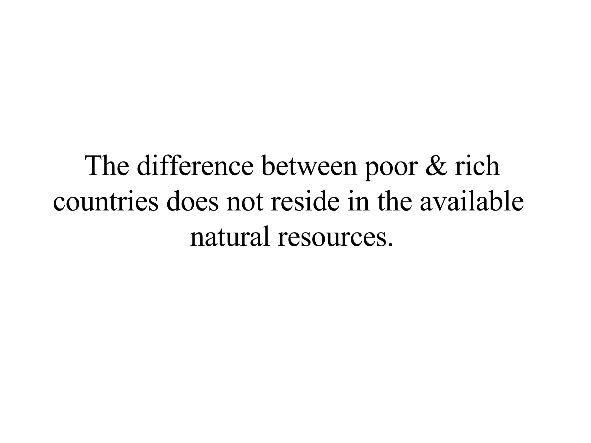 Poor Countries vs Rich Countries | PPS
