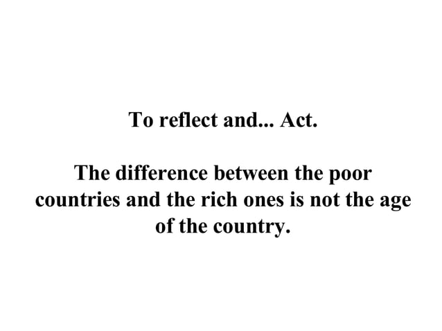 Poor Countries vs Rich Countries | PPS | Agriculture | Industries