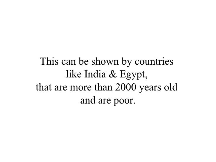 Poor Vs Rich Countries