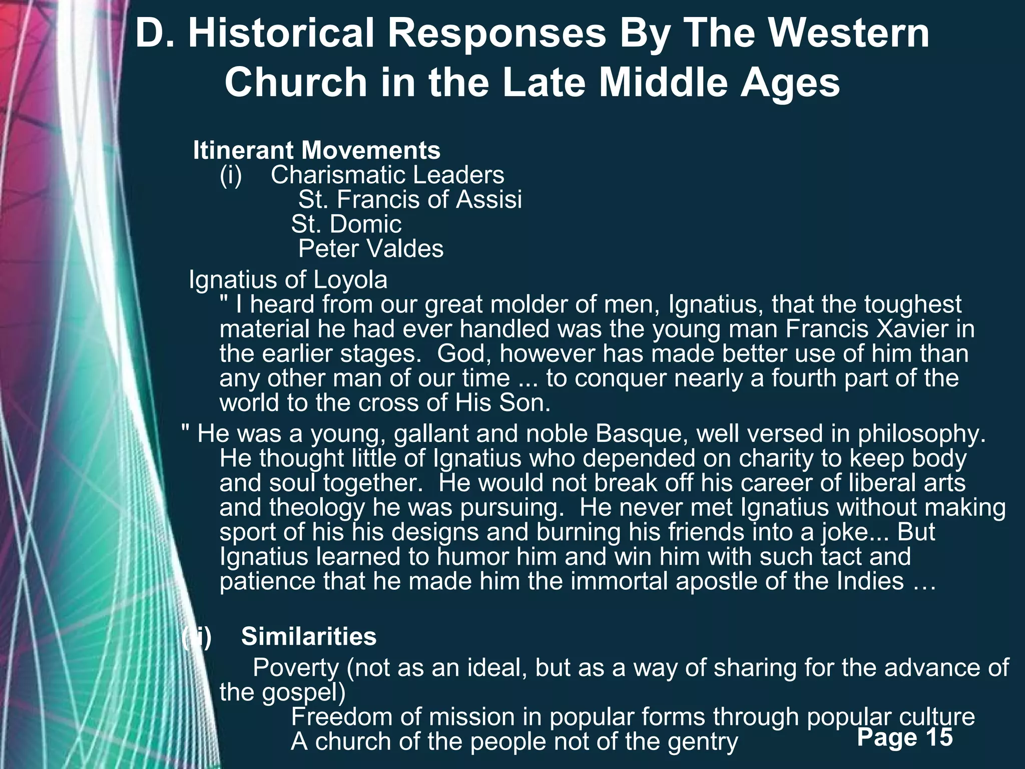 560 Poor and Poverty in Church History | PPT