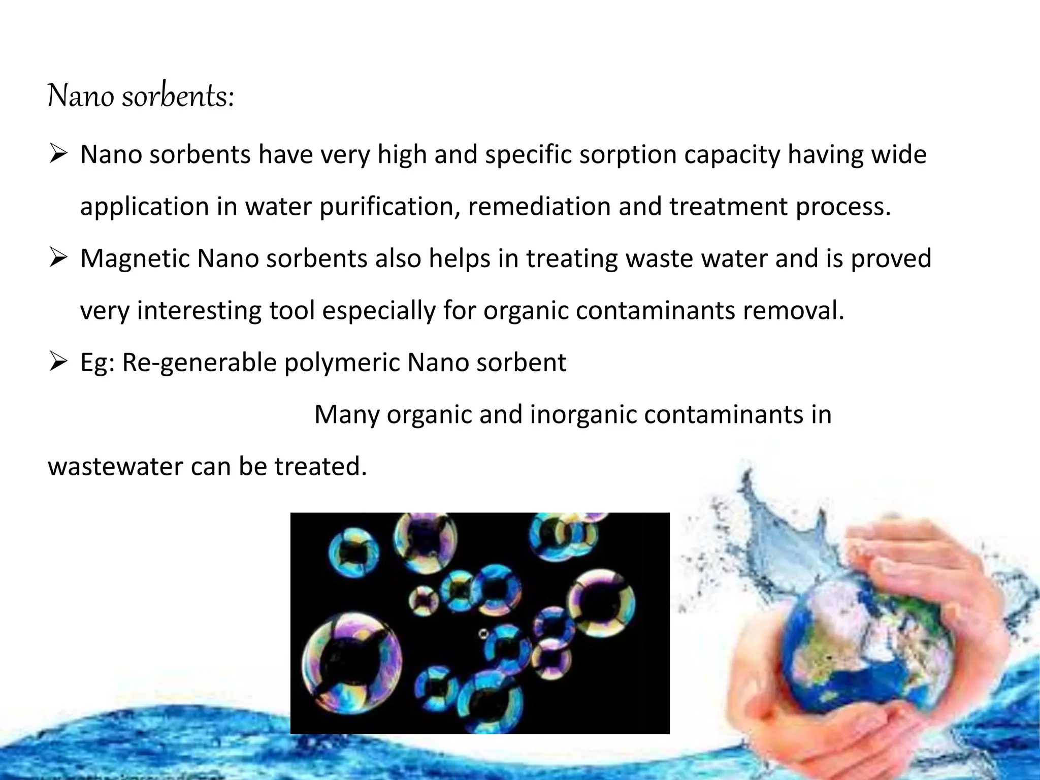 Nanotechnology in waste water treatment | PPTX