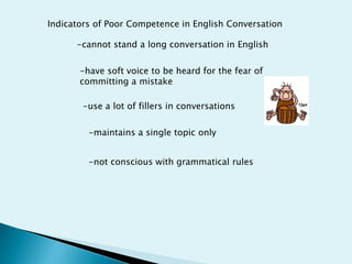 Poor english conversational competence of Fianza Memorial National High ...