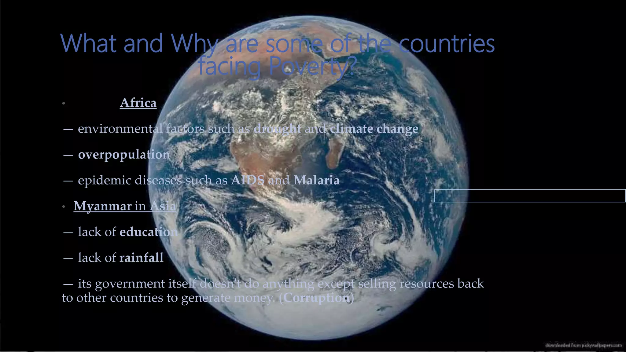 Poorest people in the world (kah wee, yong en, madessh) | PPT | Free ...