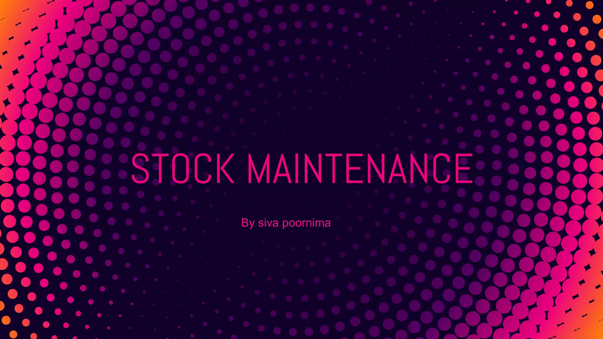 Stock Maintenance System In Ooad With Uml Ppt