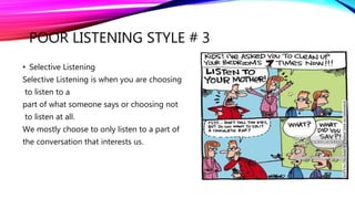 Poor listening skills | PPTX