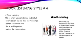 Poor Listening Skills