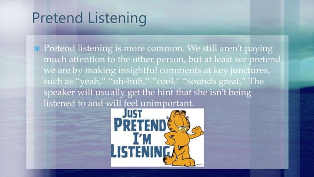 Poor listening styles | PPT