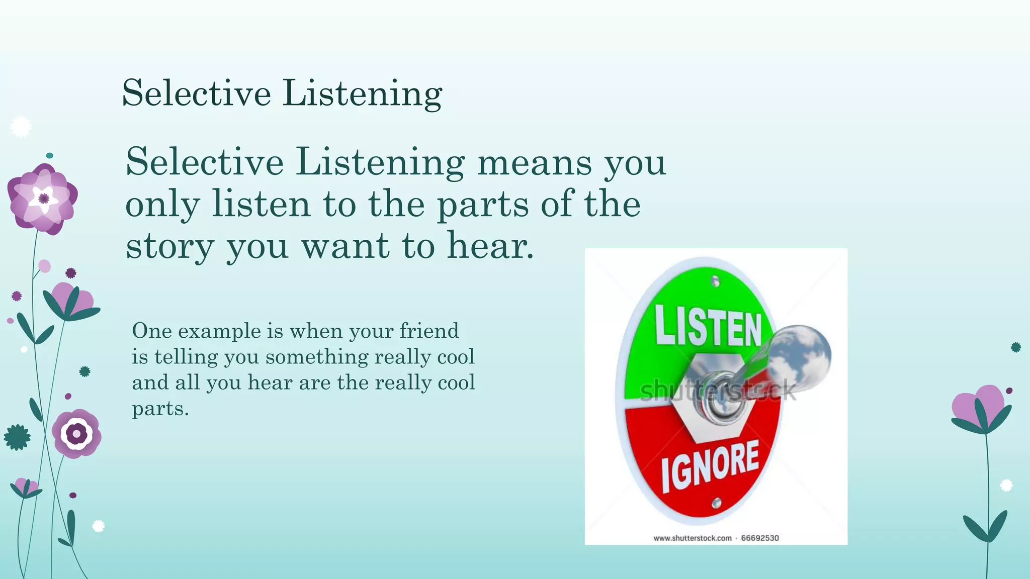 Poor listening styles | PPT